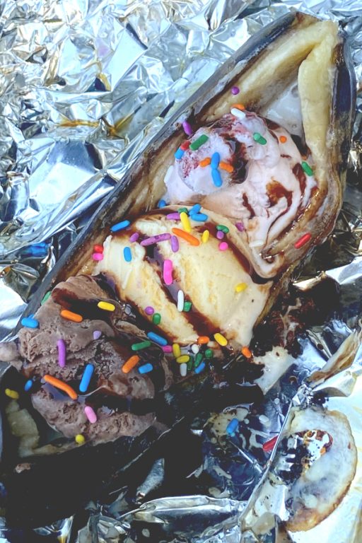 Grilled Banana Split Boats - A Take On Classic Banana Boats