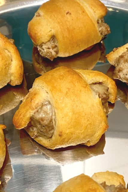 The Best Crescent Roll Appetizer - Filled With Sausage & Cream Cheese