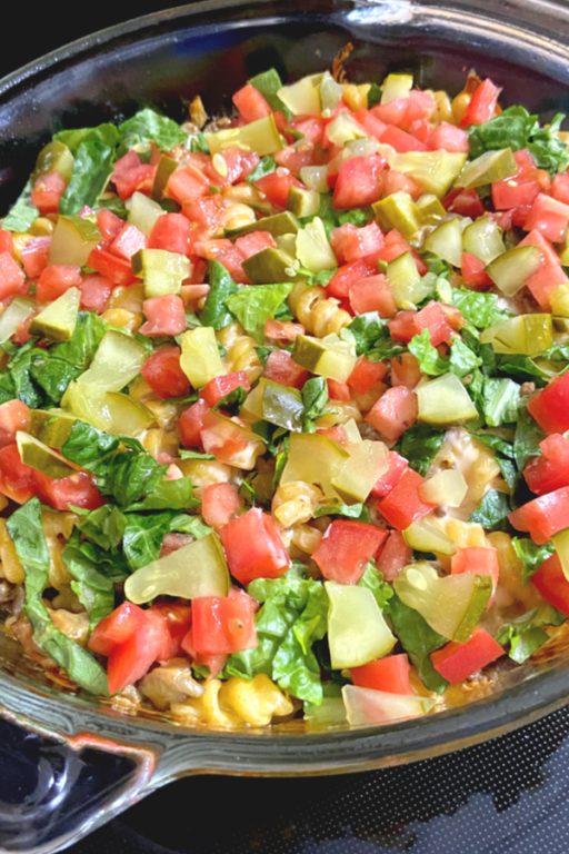 Big Mac Cheeseburger Casserole - An Easy Weeknight Dinner Recipe