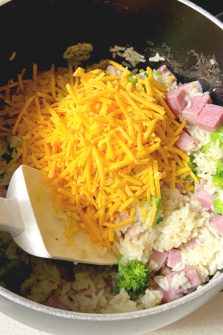 Ham and Rice Casserole - An Easy Leftover Ham Recipe