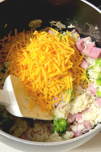 Ham and Rice Casserole - An Easy Leftover Ham Recipe