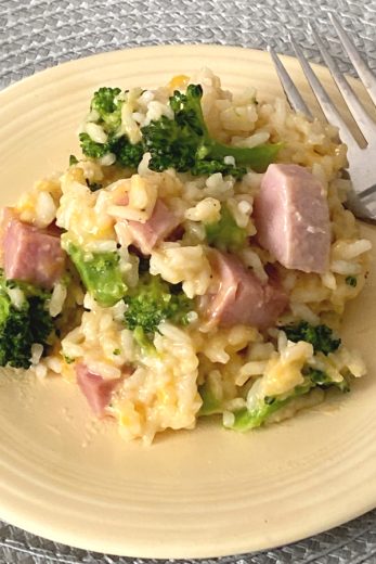 Ham and Rice Casserole - An Easy Leftover Ham Recipe