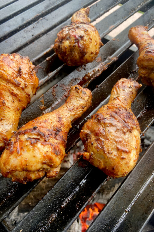 Grilled Barbecue Chicken Legs - Easy, Delicious & Budget Friendly Recipe