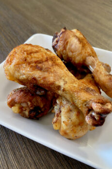 Crispy Baked Chicken Legs Recipe - Without Breading