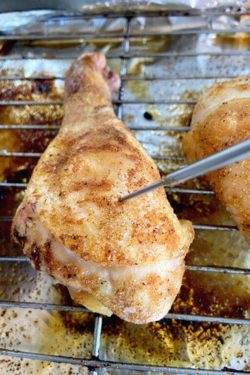 Crispy Baked Chicken Legs Recipe - Without Breading