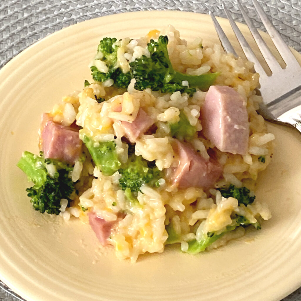 Ham and Rice Casserole - An Easy Leftover Ham Recipe